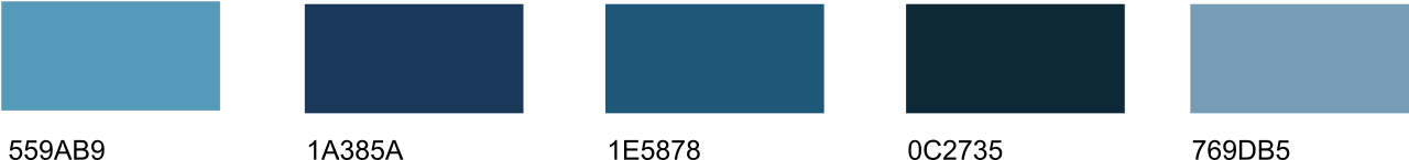 Aqua Color - 150 Shades with Names, Hex Codes, and Examples - Drawing Blog